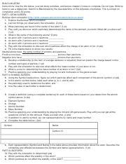 Exploring Atom Structure Through Simulation And Activities Course Hero