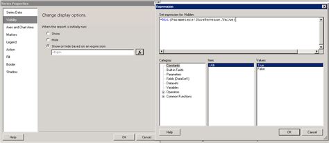 sql server how to control non existent data items in ssrs chart at