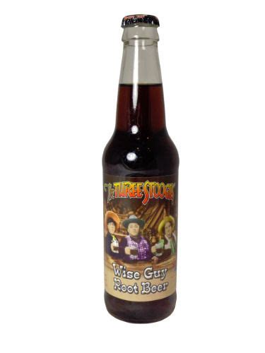Fresh 4 Pk 12oz The Three Stooges Wise Guy Root Beer Soda Emporium Buy Soda Pop Online