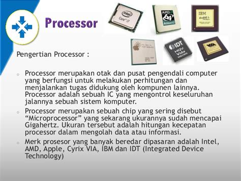 Pengertian Processor Dan Komponen Utamanya ~ Remajahebat