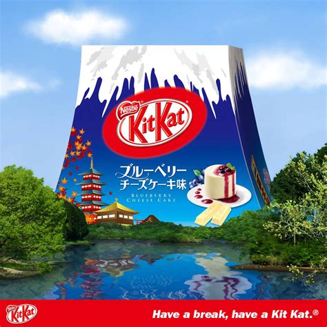Kit Kat Blueberry Cheesecake