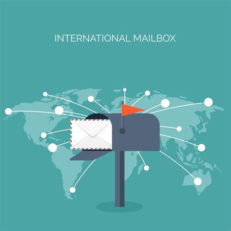 Premium Vector Vector Illustration Flat Background With Envelope