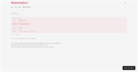 Intro Of Reactjs Forked Codesandbox