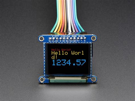 Oled Breakout Board 16 Bits Kleur 1 27 Met Microsd Houder Opencircuit