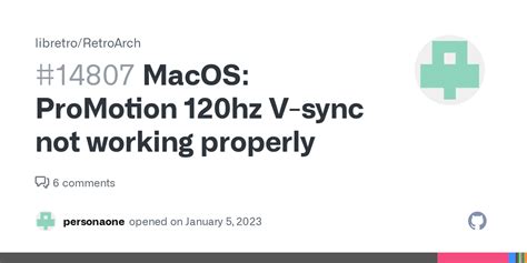 Macos Promotion 120hz V Sync Not Working Properly · Issue 14807