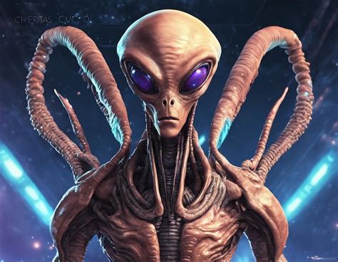 Premium Ai Image Alien Unknown Creature Ufo Extraterrestrial
