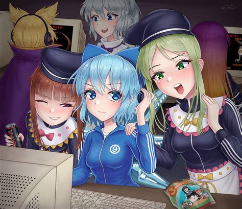 Hakurei Reimu Cirno Hijiri Byakuren Toyosatomimi No Miko Mononobe No Futo And 5 More