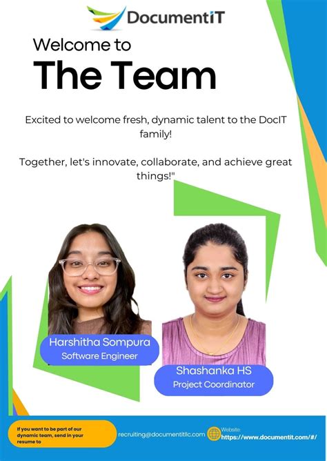 Welcome Newjoinees Documentit Teamgrowth Innovation Document It Llc