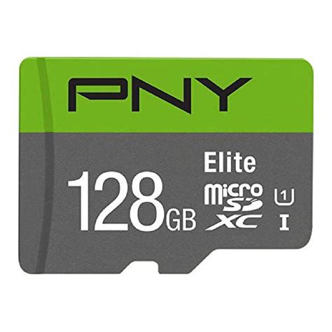 Pny 128gb Elite Class 10 U1 Microsdxc Flash Memory Card 100mbs