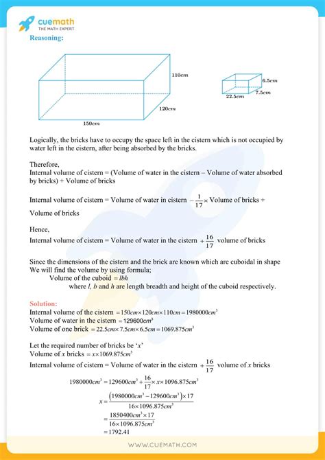 Ncert Solutions Class 10 Maths Chapter 13 Surface Area And Volumes Free Pdf