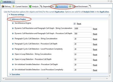 Analysis Configuration Documentation