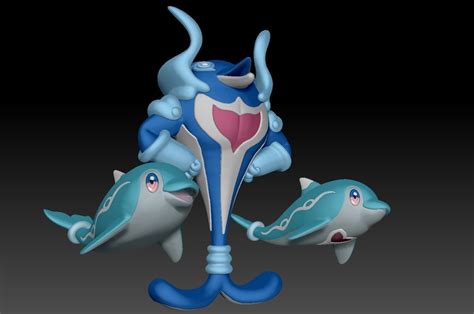 Pokemon Finizen Palafin 3d Model 3d Printable Cgtrader