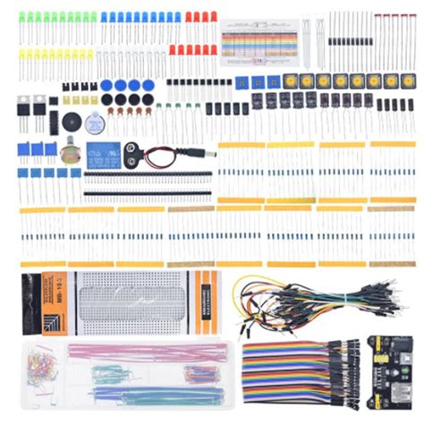 【秀秀】電子元件終極套件帶跳線彩色led電阻器色卡適用于arduino學習套件 露天市集 全台最大的網路購物市集