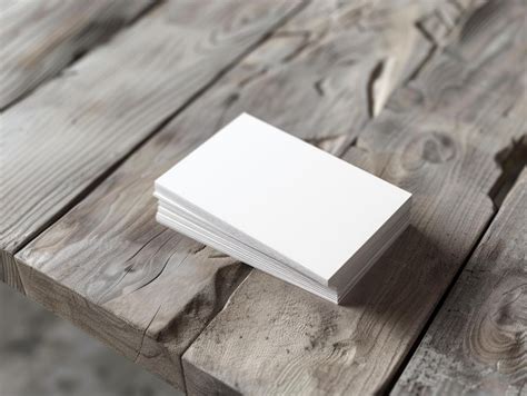 Business Cards Stack Premium Ai Generated Image