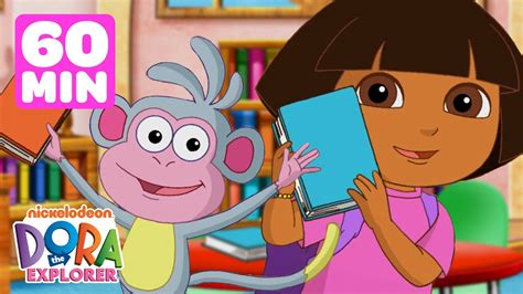 Dora And Boots Go Back To School 📚 1 Hour Of Dora The Explorer Dora And Friends Youtube