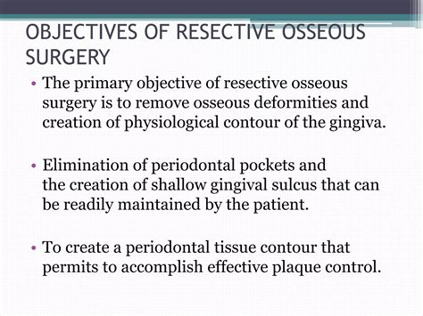 Resective Osseous Surgery Pptx