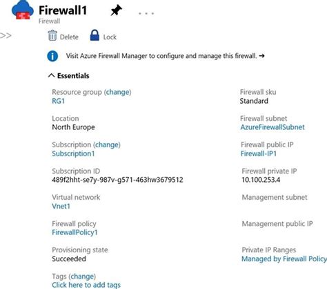 You Have An Azure Firewall Shown In The Following Exhibit Exam4training