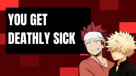 You Get Deathly Sick Kiribaku X Listener Youtube