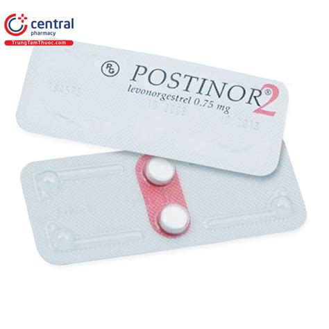 Thuốc Tránh Thai Khẩn Cấp Postinor 2 Cách Dùng Liều Dùng