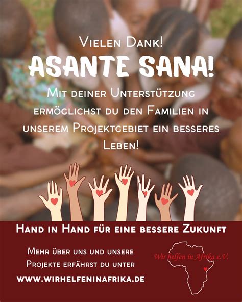 Hand In Hand Für Eine Bessere Zukunft Wir Helfen In Afrika E V