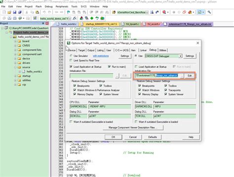 rt1170 cmsis dap ide debug based on ecc enabled nxp community
