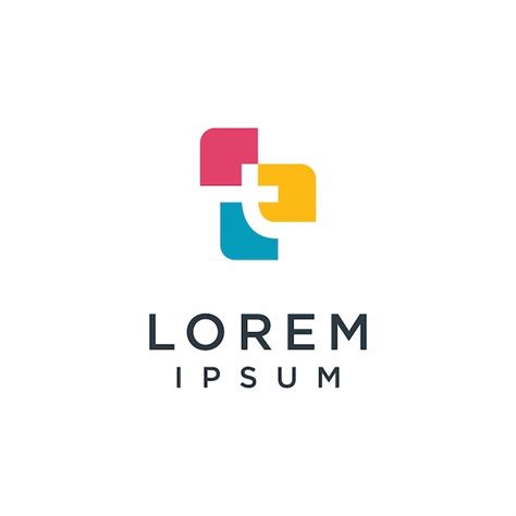 Premium Vector Creative Tshaped Pixel Inspiration Creative Simple
