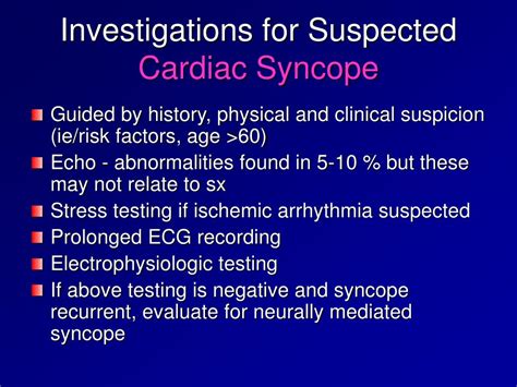 Ppt Syncope Powerpoint Presentation Free Download Id 3953081