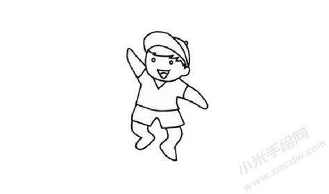 哥哥幼儿简笔画步骤图示 哥哥简笔画图片 小米手绘网