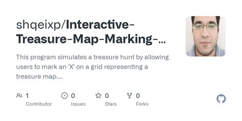 Github Shqeixpinteractive Treasure Map Marking X On The Treasure Hunt Grid This Program