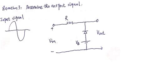 Solved Determine The Output Signal Input Signal Chegg Com
