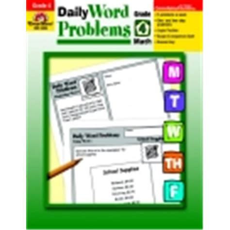 Evan Moor Daily Word Problems Grade 4
