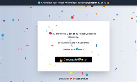 Jaweria Talib On Linkedin Reactquiz Webdevelopment Learningjourney Bestteacher