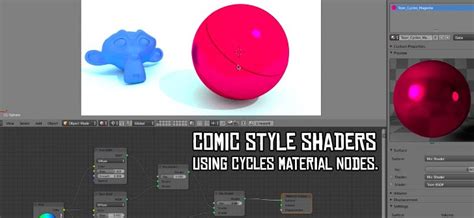 Comic Color Shaders Using Cycles Material Nodes Blendernation