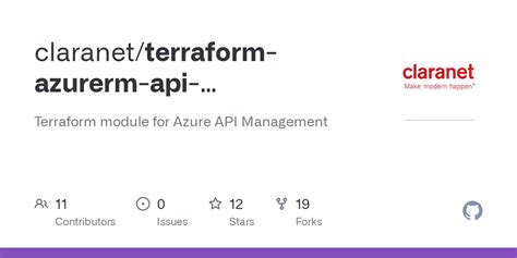GitHub Claranet Terraform Azurerm Api Management Terraform Module For Azure API Management