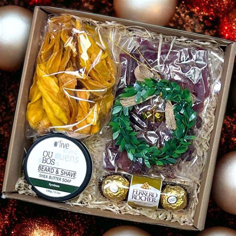 Santa Holiday Christmas Snack Box Hamperlicious