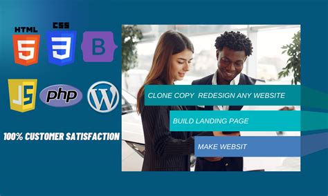 Clone Copy Or Redesign Any Website Using Html Css Js Fast For 50