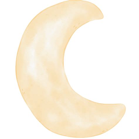 Watercolor Moon Illustration 17745544 Png