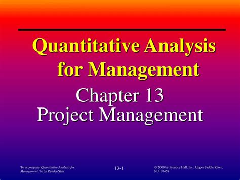 Ppt Quantitative Analysis For Management Powerpoint Presentation Free Download Id3080819