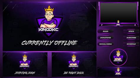 Anittas I Will Design Custom Animated Twitch And Kick Overlay And Logo