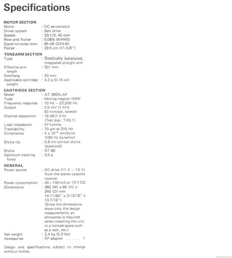 Jvc Al E300 Service Manual