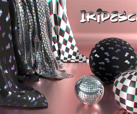 Artstation Iridescent Fabric 3 Sbsar Files Smartmaterials