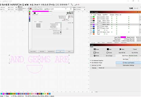 Double Engrave Text Flood Fill Only Issue Lightburn Software Questions Lightburn Software