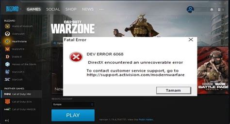 Dev Error On Call Of Duty Modern Warfare And Warzone Lets Fix It