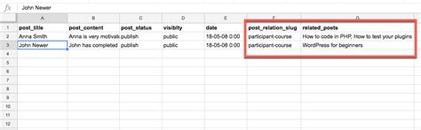 import content from csv files with post relationships using wp ultimate