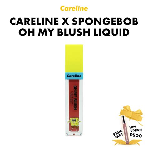 Careline X Spongebob Oh My Blush Liquid Blush 95ml Shopee Philippines