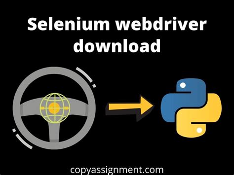 Selenium Webdriver Download Copyassignment