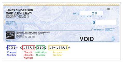 Find Your Transit Number And Account Number Cansumer