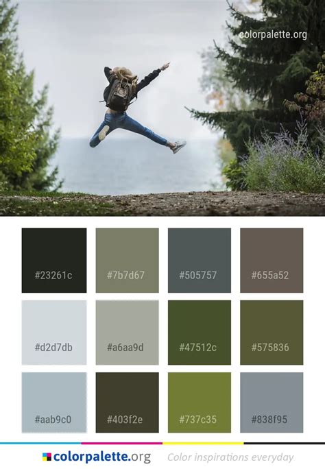 Nature Sky Tree Color Palette