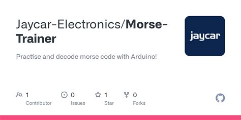 Github Jaycar Electronicsmorse Trainer Practise And Decode Morse Code With Arduino