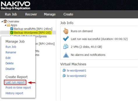 nakivo backup and replication flash vm boot and screenshot verification